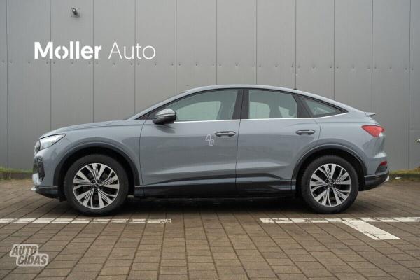 Pelēks Audi Q4 e-tron 2022 Viļņa, ar dzinēja tilpumu 0.00 L un nobraukumu 66 tūkst. km par 27950 €, foto 2 vietnē AUTOMOTO.COM.LV