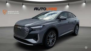 Grey Audi Q4 e-tron 2022 in Vilnius, with an engine capacity of 0.00 L and mileage of 63 thousand km for 33777 €, photo  on AUTOMOTO.COM.LV