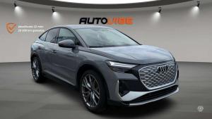 Grey Audi Q4 e-tron 2022 in Vilnius, with an engine capacity of 0.00 L and mileage of 63 thousand km for 33777 €, photo 4 on AUTOMOTO.COM.LV