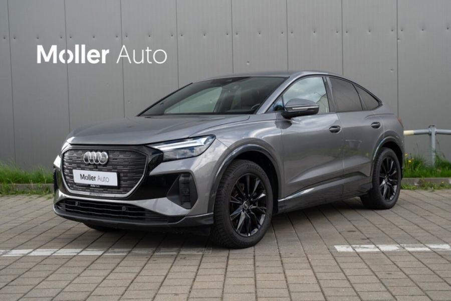 Pelēks Audi Q4 e-tron 2022 Viļņa, ar dzinēja tilpumu 0.00 L un nobraukumu 99 tūkst. km par 32300 €, foto 4 vietnē AUTOMOTO.COM.LV