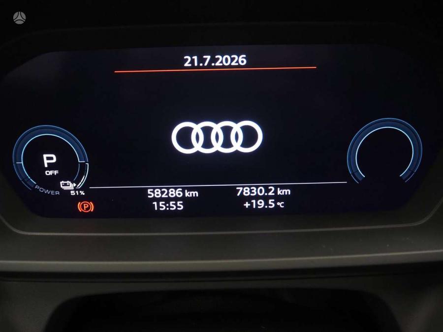 Pelēks Audi Q4 e-tron 2022 Viļņa, ar dzinēja tilpumu 0.00 L un nobraukumu 58 tūkst. km par 29000 €, foto 23 vietnē AUTOMOTO.COM.LV
