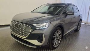 Grey Audi Q4 e-tron 2022 in Vilnius, with an engine capacity of 0.00 L and mileage of 73 thousand km for 36111 €, photo  on AUTOMOTO.COM.LV