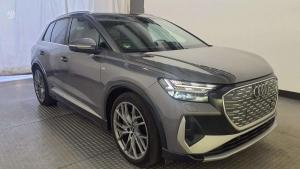 Grey Audi Q4 e-tron 2022 in Vilnius, with an engine capacity of 0.00 L and mileage of 73 thousand km for 36111 €, photo 3 on AUTOMOTO.COM.LV