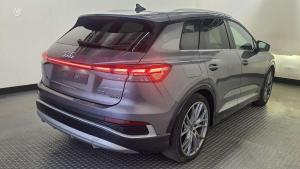 Grey Audi Q4 e-tron 2022 in Vilnius, with an engine capacity of 0.00 L and mileage of 73 thousand km for 36111 €, photo 5 on AUTOMOTO.COM.LV