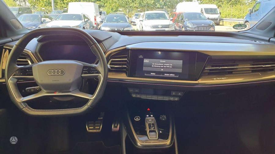Grey Audi Q4 e-tron 2022 in Vilnius, with an engine capacity of 0.00 L and mileage of 73 thousand km for 36111 €, photo 19 on AUTOMOTO.COM.LV