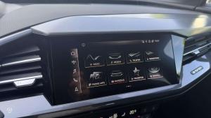 Pelēks Audi Q4 e-tron 2022 Viļņa, ar dzinēja tilpumu 0.00 L un nobraukumu 73 tūkst. km par 36222 €, foto 24 vietnē AUTOMOTO.COM.LV