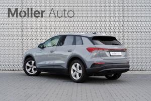 Grey Audi Q4 e-tron 2022 in Marupe, with an engine capacity of 0.00 L and mileage of 43 thousand km for 26900 €, photo 4 on AUTOMOTO.COM.LV