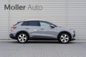 Grey Audi Q4 e-tron 2022 in Marupe, with an engine capacity of 0.00 L and mileage of 43 thousand km for 26900 €, photo 6 on AUTOMOTO.COM.LV