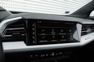 Grey Audi Q4 e-tron 2022 in Marupe, with an engine capacity of 0.00 L and mileage of 43 thousand km for 26900 €, photo 19 on AUTOMOTO.COM.LV