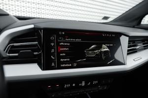 Grey Audi Q4 e-tron 2022 in Marupe, with an engine capacity of 0.00 L and mileage of 43 thousand km for 26900 €, photo 20 on AUTOMOTO.COM.LV