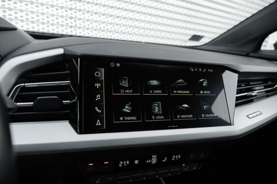 Grey Audi Q4 e-tron 2022 in Marupe, with an engine capacity of 0.00 L and mileage of 43 thousand km for 26900 €, photo 23 on AUTOMOTO.COM.LV