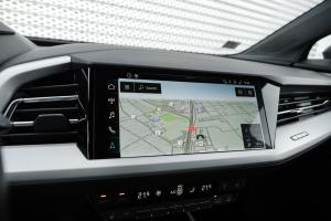 Grey Audi Q4 e-tron 2022 in Marupe, with an engine capacity of 0.00 L and mileage of 43 thousand km for 26900 €, photo 24 on AUTOMOTO.COM.LV
