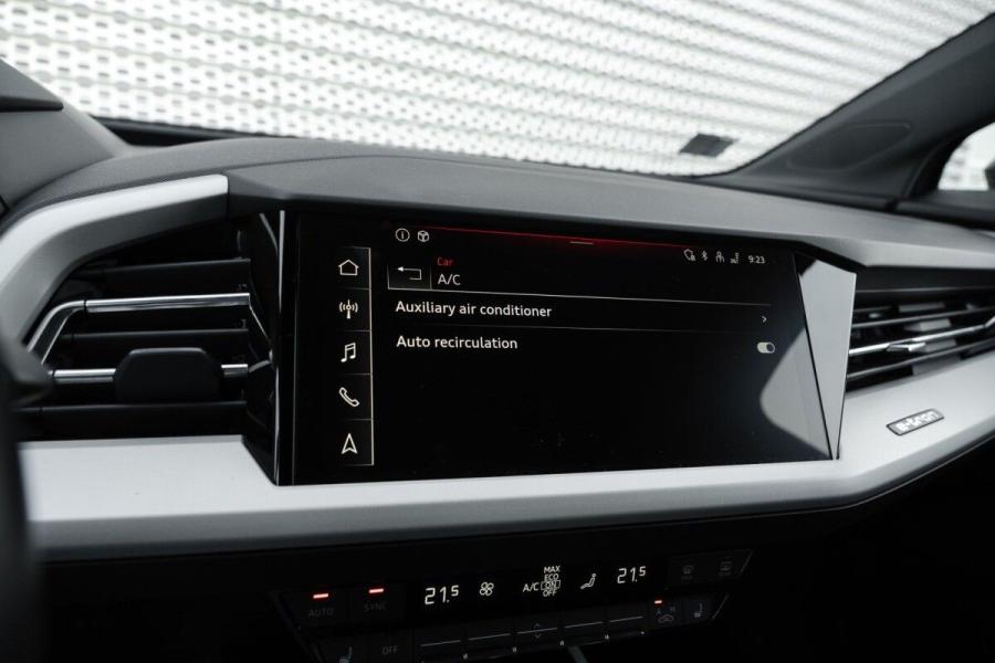 Grey Audi Q4 e-tron 2022 in Marupe, with an engine capacity of 0.00 L and mileage of 43 thousand km for 26900 €, photo 25 on AUTOMOTO.COM.LV
