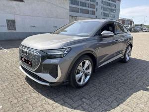 Grey Audi Q4 e-tron 2023 in Vilnius, with an engine capacity of 0.00 L and mileage of 108 thousand km for 35555 €, photo  on AUTOMOTO.COM.LV