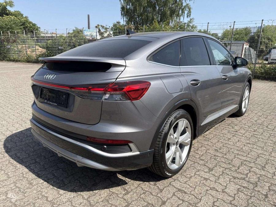 Grey Audi Q4 e-tron 2023 in Vilnius, with an engine capacity of 0.00 L and mileage of 108 thousand km for 35555 €, photo 6 on AUTOMOTO.COM.LV
