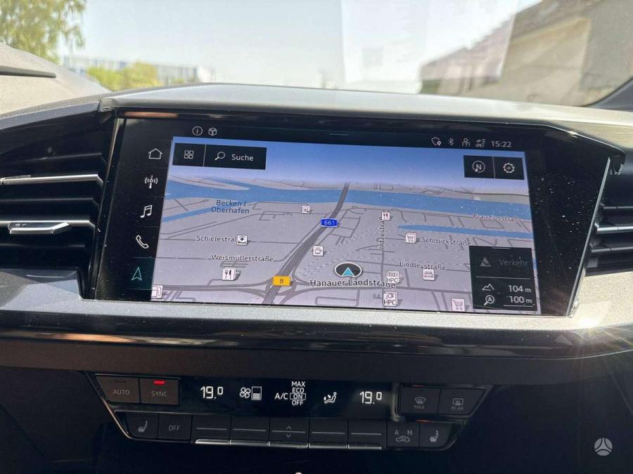 Grey Audi Q4 e-tron 2023 in Vilnius, with an engine capacity of 0.00 L and mileage of 108 thousand km for 35555 €, photo 19 on AUTOMOTO.COM.LV