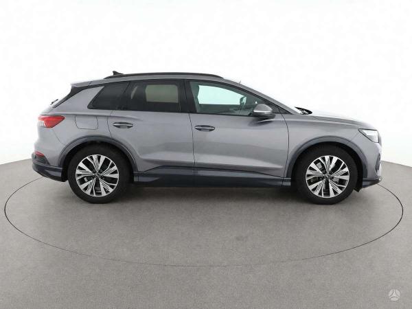 Grey Audi Q4 e-tron 2023 in Vilnius, with an engine capacity of 0.00 L and mileage of 30 thousand km for 32900 €, photo 2 on AUTOMOTO.COM.LV