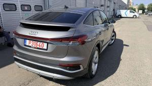 Grey Audi Q4 e-tron 2023 in Vilnius, with an engine capacity of 0.00 L and mileage of 108 thousand km for 34888 €, photo 6 on AUTOMOTO.COM.LV