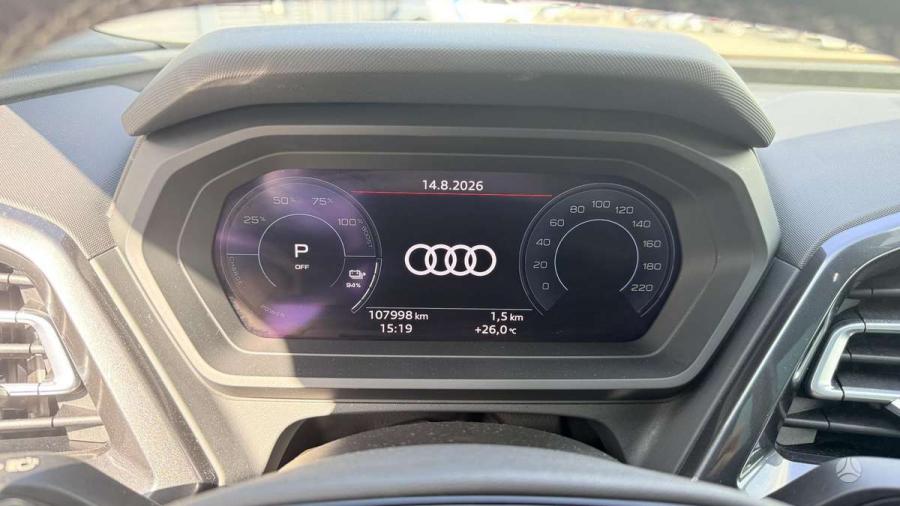 Grey Audi Q4 e-tron 2023 in Vilnius, with an engine capacity of 0.00 L and mileage of 108 thousand km for 34888 €, photo 25 on AUTOMOTO.COM.LV