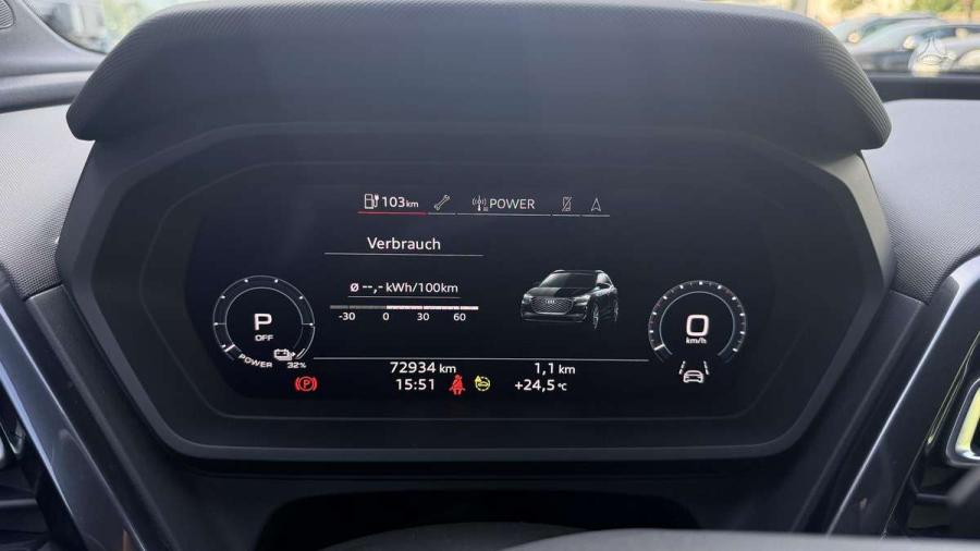 Серый Ауди Q4 e-tron 2023 в Вильнюс, объемом двигателя 0.00 л и пробегом 73 тыс. км за 35888 €, фото 12 на AUTOMOTO.COM.LV