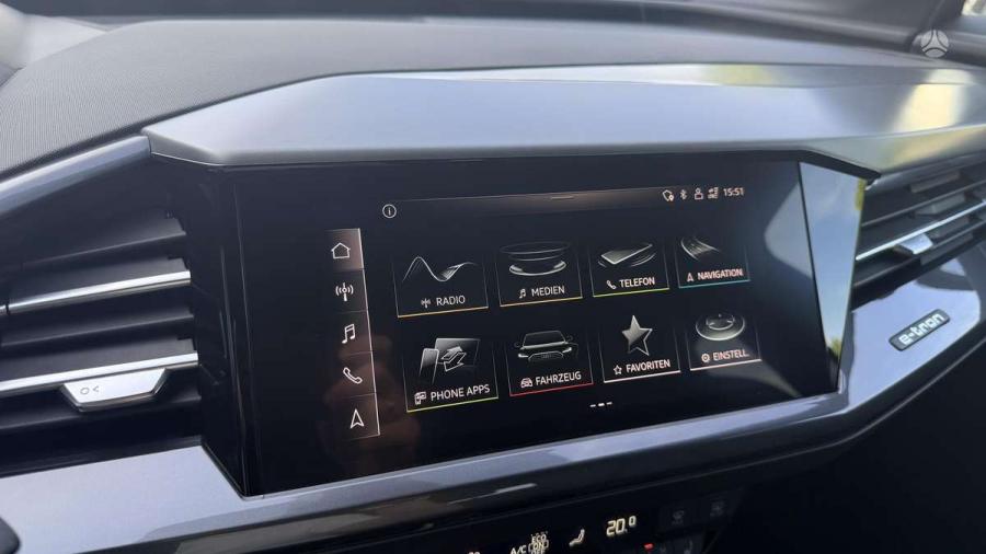 Серый Ауди Q4 e-tron 2023 в Вильнюс, объемом двигателя 0.00 л и пробегом 73 тыс. км за 35888 €, фото 13 на AUTOMOTO.COM.LV