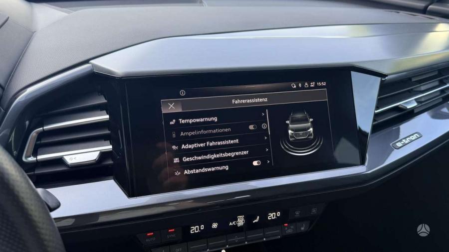 Серый Ауди Q4 e-tron 2023 в Вильнюс, объемом двигателя 0.00 л и пробегом 73 тыс. км за 35888 €, фото 30 на AUTOMOTO.COM.LV