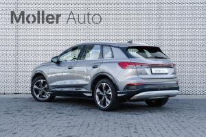Grey Audi Q4 e-tron 2024 in Marupe, with an engine capacity of 0.00 L and mileage of 48 thousand km for 44900 €, photo 4 on AUTOMOTO.COM.LV