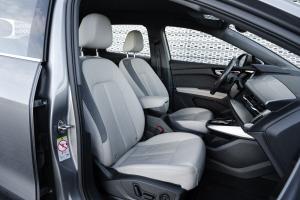 Grey Audi Q4 e-tron 2024 in Marupe, with an engine capacity of 0.00 L and mileage of 48 thousand km for 44900 €, photo 33 on AUTOMOTO.COM.LV
