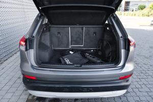 Grey Audi Q4 e-tron 2024 in Marupe, with an engine capacity of 0.00 L and mileage of 48 thousand km for 44900 €, photo 37 on AUTOMOTO.COM.LV