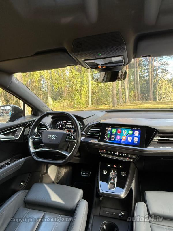 Grey Audi Q4 e-tron 2021 in Tallinn, with an engine capacity of 0.00 L and mileage of 71 thousand km for 38990 €, photo 11 on AUTOMOTO.COM.LV