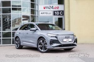 Pelēks Audi Q4 e-tron 2022 Tallina, ar dzinēja tilpumu 0.00 L un nobraukumu 135 tūkst. km par 27990 €, foto  vietnē AUTOMOTO.COM.LV