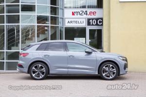 Pelēks Audi Q4 e-tron 2022 Tallina, ar dzinēja tilpumu 0.00 L un nobraukumu 135 tūkst. km par 27990 €, foto 4 vietnē AUTOMOTO.COM.LV