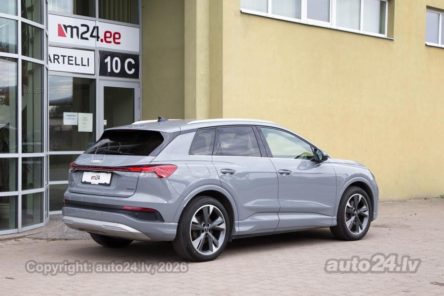 Pelēks Audi Q4 e-tron 2022 Tallina, ar dzinēja tilpumu 0.00 L un nobraukumu 135 tūkst. km par 27990 €, foto 5 vietnē AUTOMOTO.COM.LV