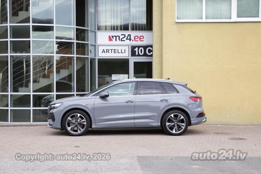 Pelēks Audi Q4 e-tron 2022 Tallina, ar dzinēja tilpumu 0.00 L un nobraukumu 135 tūkst. km par 27990 €, foto 8 vietnē AUTOMOTO.COM.LV