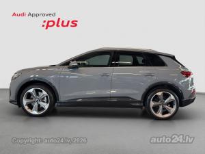 Pelēks Audi Q4 e-tron 2025 Tallina, ar dzinēja tilpumu 0.00 L un nobraukumu 10 tūkst. km par 47900 €, foto 3 vietnē AUTOMOTO.COM.LV