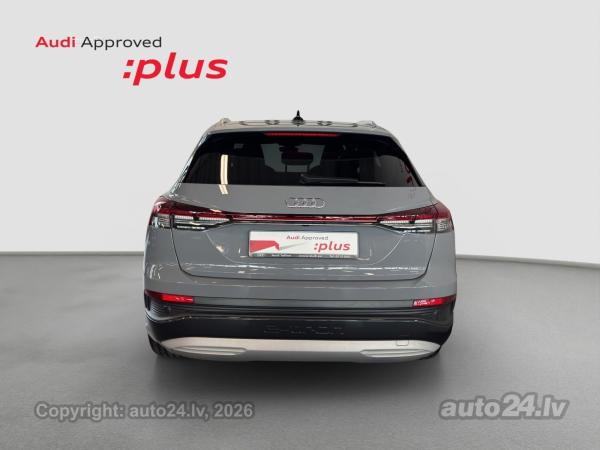 Pelēks Audi Q4 e-tron 2025 Tallina, ar dzinēja tilpumu 0.00 L un nobraukumu 10 tūkst. km par 47900 €, foto 5 vietnē AUTOMOTO.COM.LV