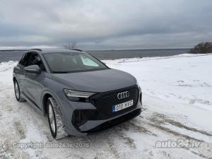 Pelēks Audi Q4 e-tron 2021 Tallina, ar dzinēja tilpumu 0.00 L un nobraukumu 71 tūkst. km par 32500 €, foto 2 vietnē AUTOMOTO.COM.LV