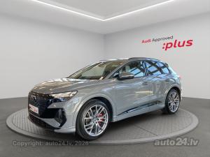 Grey Audi Q4 e-tron 2021 in Tallinn, with an engine capacity of 0.00 L and mileage of 73 thousand km for 31899 €, photo  on AUTOMOTO.COM.LV