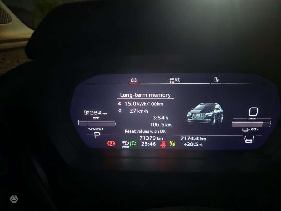 Фиолетовый Ауди Q4 e-tron 2021 в Каунас, объемом двигателя 0.00 л и пробегом 74 тыс. км за 28000 €, фото 18 на AUTOMOTO.COM.LV