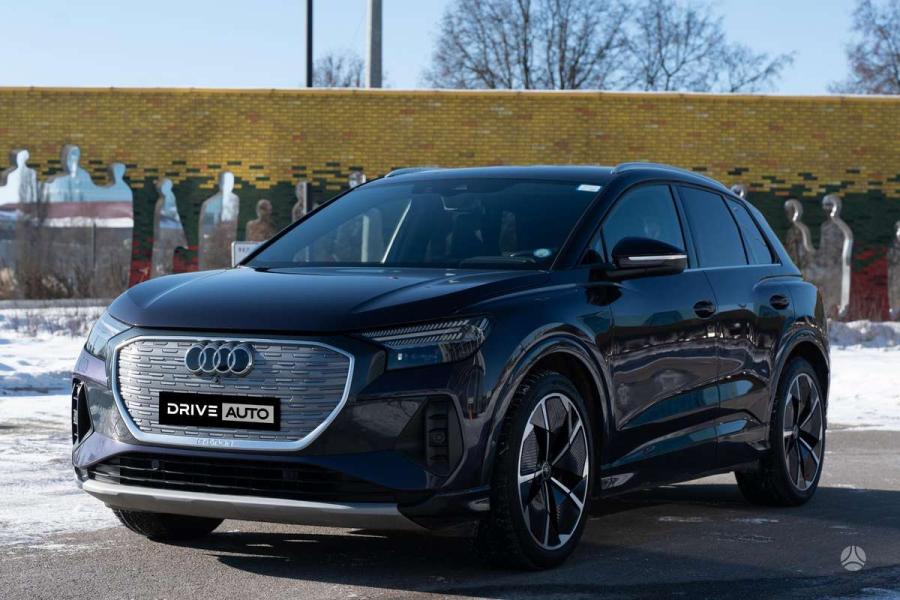 Violets Audi Q4 e-tron 2022 Viļņa, ar dzinēja tilpumu 0.00 L un nobraukumu 139 tūkst. km par 25900 €, foto 12 vietnē AUTOMOTO.COM.LV