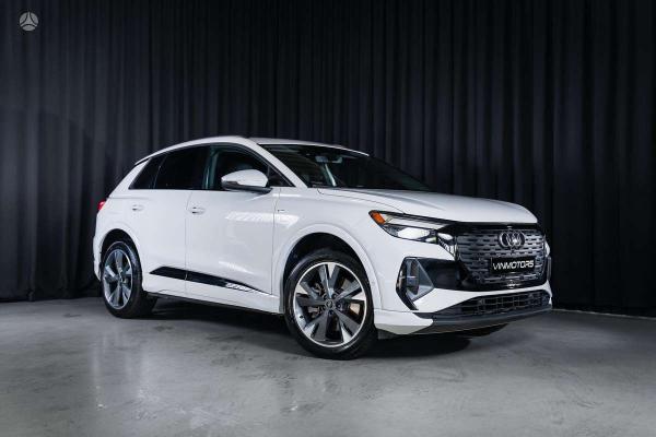 Белый Ауди Q4 e-tron 2024 в Вильнюс, объемом двигателя 0.00 л и пробегом 32 тыс. км за 33999 €, фото 3 на AUTOMOTO.COM.LV