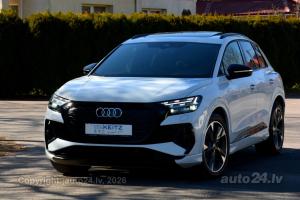 White Audi Q4 e-tron 2021 in Tallinn, with an engine capacity of 0.00 L and mileage of 153 thousand km for 24500 €, photo  on AUTOMOTO.COM.LV