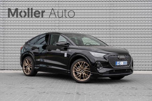 Melns Audi Q4 Sportback e-tron 2026 Mārupe, ar dzinēja tilpumu 0.00 L un nobraukumu 15 tūkst. km par 61900 €, foto 2 vietnē AUTOMOTO.COM.LV