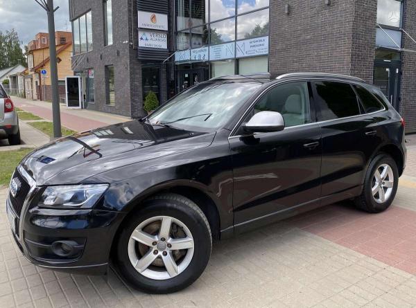 Black Audi Q5 2008 in Marijampole, with an engine capacity of 2.97 L and mileage of 280 thousand km for 9650 €, photo 10 on AUTOMOTO.COM.LV