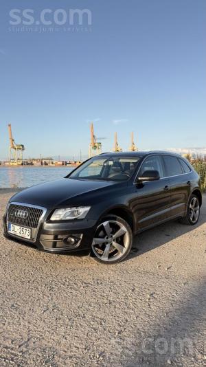 Black Audi Q5 2008 in Riga, with an engine capacity of 2.00 L and mileage of 275 thousand km for 8500 €, photo  on AUTOMOTO.COM.LV