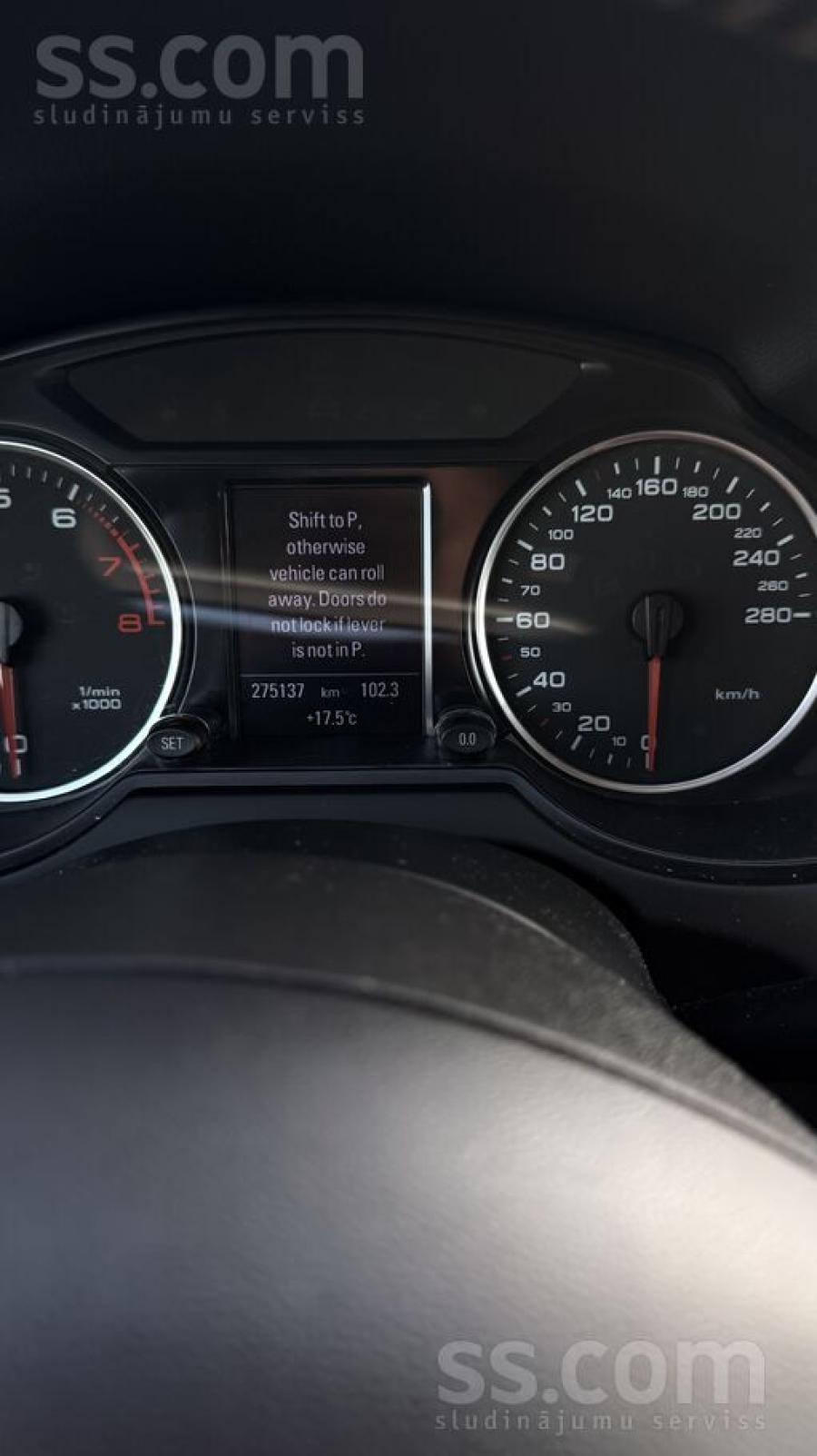Black Audi Q5 2008 in Riga, with an engine capacity of 2.00 L and mileage of 275 thousand km for 8500 €, photo 14 on AUTOMOTO.COM.LV
