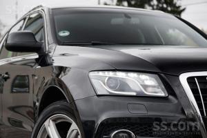 Black Audi Q5 2009 in Riga, with an engine capacity of 3.00 L and mileage of 0 thousand km for 10990 €, photo 5 on AUTOMOTO.COM.LV