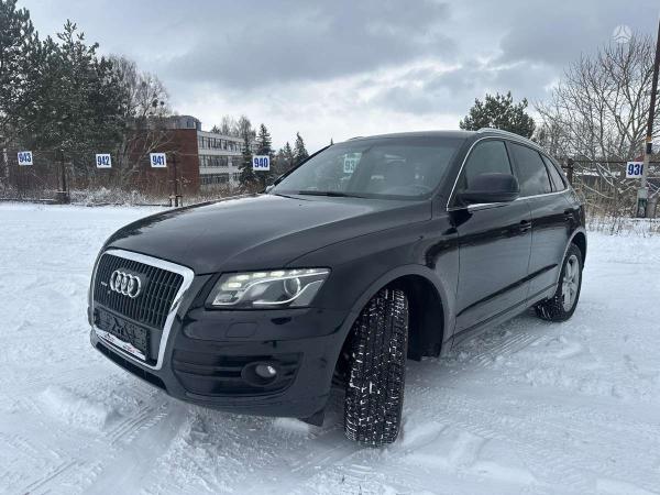 Black Audi Q5 2009 in Alytus, with an engine capacity of 1.98 L and mileage of 247 thousand km for 7995 €, photo 1 on AUTOMOTO.COM.LV