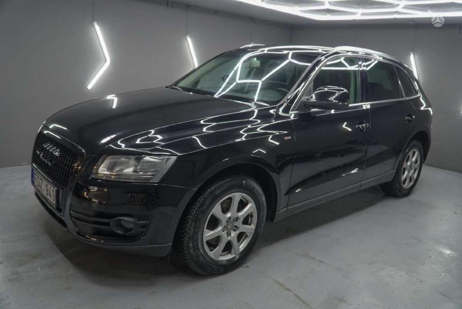 Melns Audi Q5 2009 Kauņa, ar dzinēja tilpumu 1.97 L un nobraukumu 284 tūkst. km par 7999 €, foto 5 vietnē AUTOMOTO.COM.LV