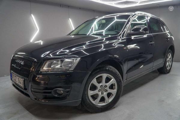 Black Audi Q5 2009 in Kaunas, with an engine capacity of 1.97 L and mileage of 280 thousand km for 7900 €, photo 1 on AUTOMOTO.COM.LV